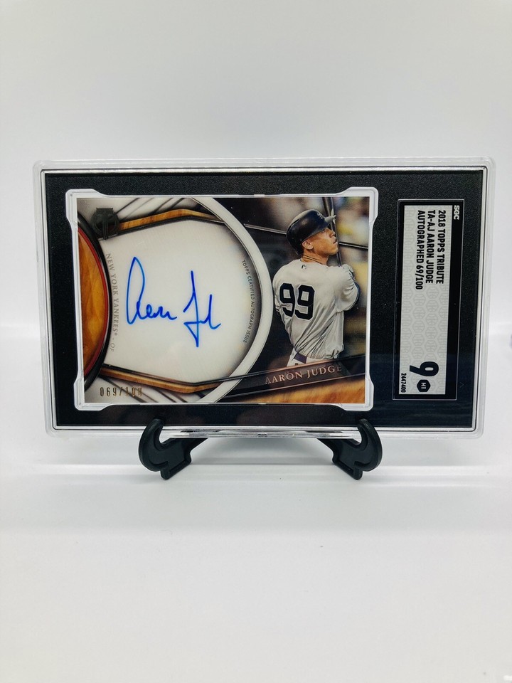 Aaron Judge Auto Lot 5 SP /100 SP /99 SSP /30 2013 Bowman 1 RC PSA 9 ...