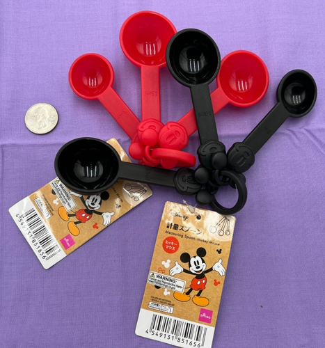 Disney Mickey Mouse Plastic Metric Measuring Spoon Sets - Baking bundle ...