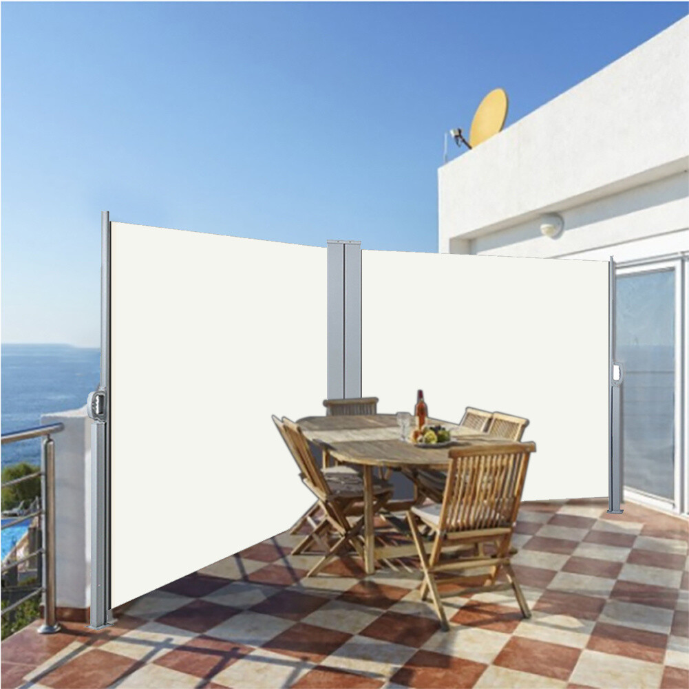 Side Awning Retractable Patio Screen Shade Privacy Screen Canopy ...