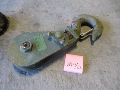 NOS Skookum Model 62 Snatch Block 12/20-Ton 6" Sheave, for Wrecker Use ...