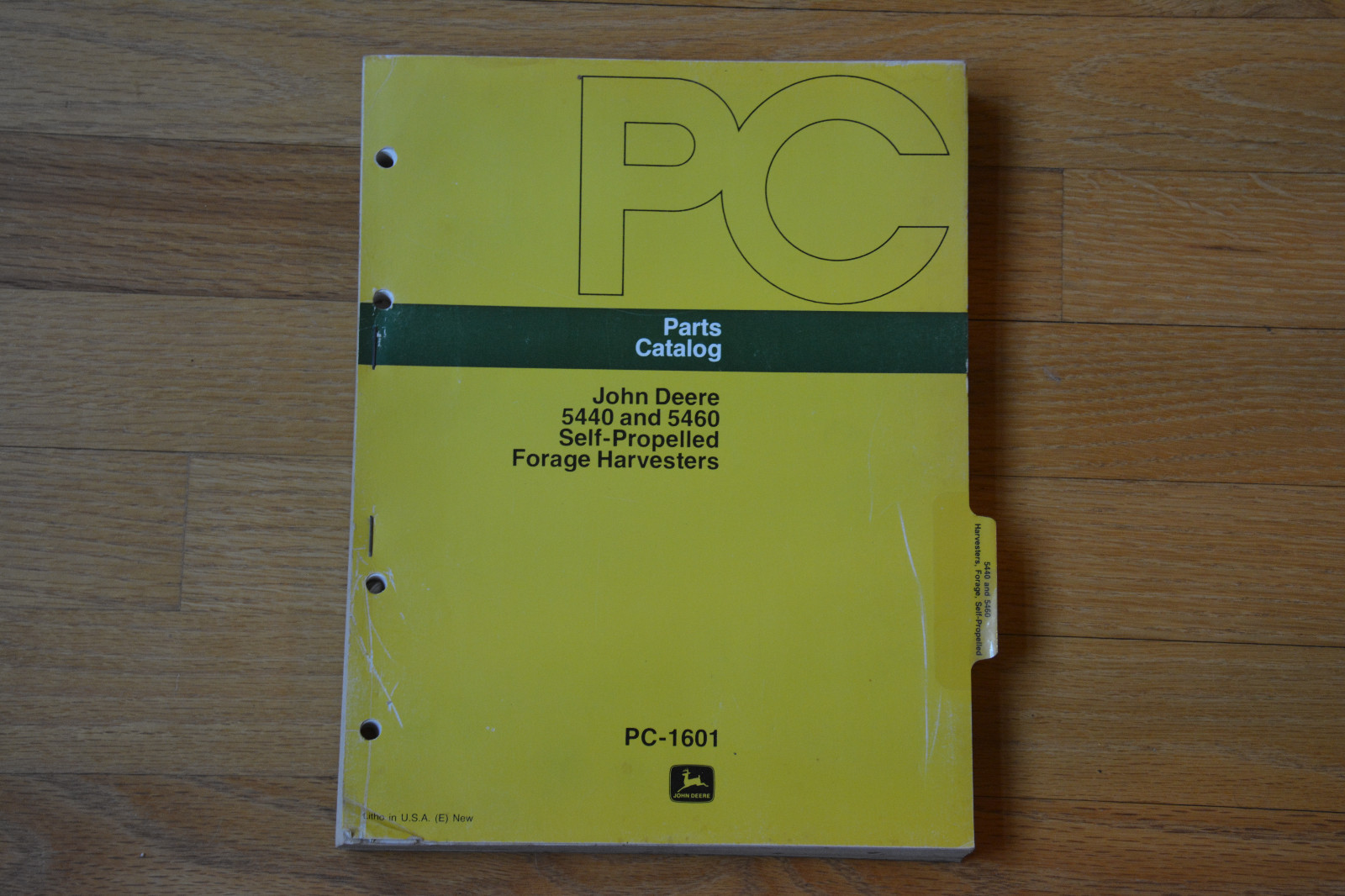 John Deere 5440 and 5460 Self-Propelled Forage Harvester Operator's ...