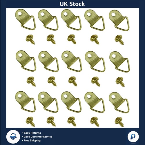 Versatile 100 Pcs D-Ring Picture Hooks with Minimal Wall Damage ...