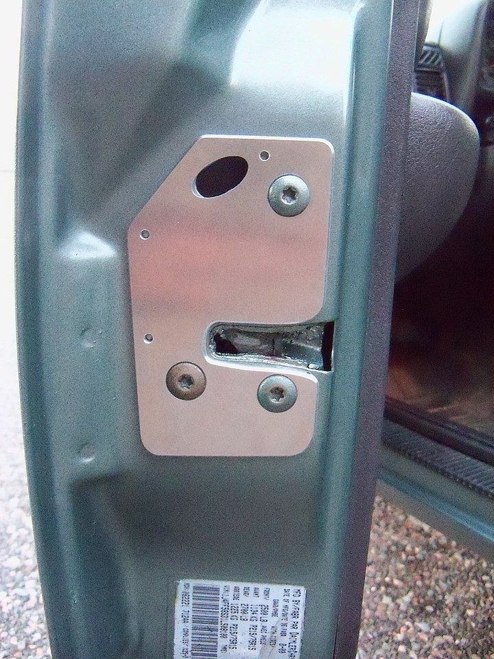 Dodge Ram 4 DOOR 94-01 2nd gen DRIVER door latch repair & reinforcement ...