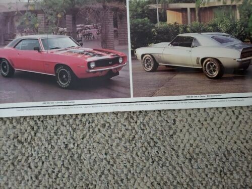 VINTAGE 1986 CHEVY CAMARO COLLAGE POSTER 1967-1969 24X36 WOW! | eBay