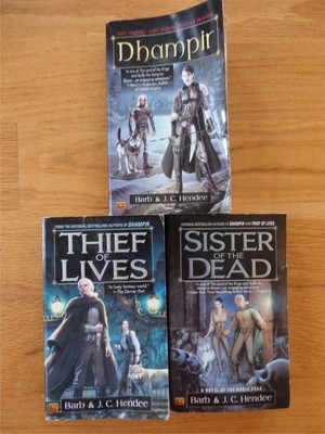 3 Fantasy PB by Barb & J.C. Hendee- Dhampir, Thief of Lives & Sister of ...