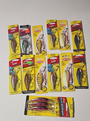 BERKLEY FLICKER SHAD size 7 - 1/3oz. lot of 15 assorted colors (5w) | eBay