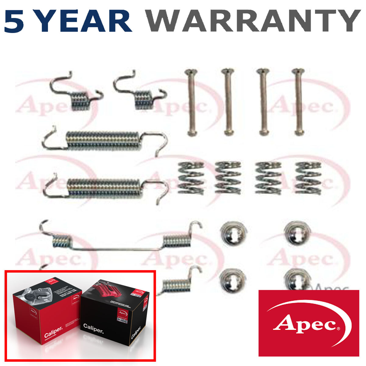 Apec Rear Brake Shoes Fitting Kit Fits Renault Master Vauxhall Movano ...