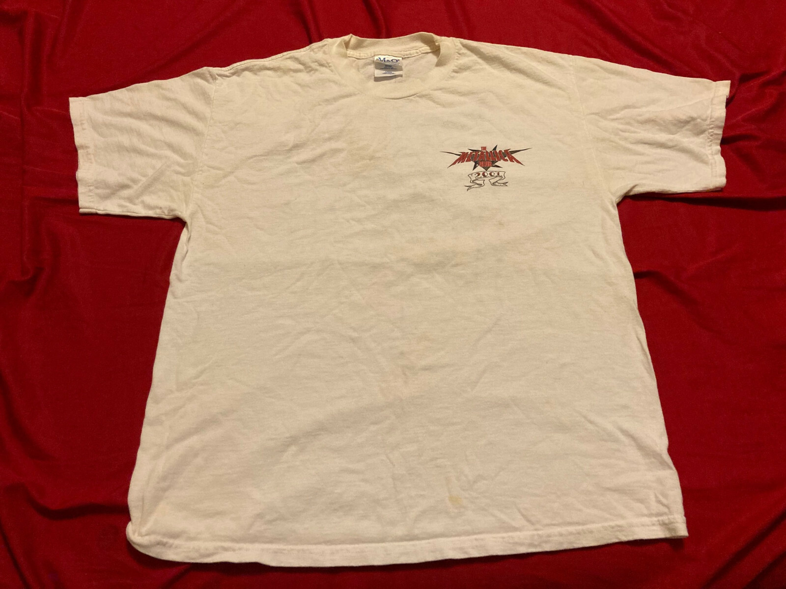 Metallica 2001 Fan Club 'Metclub' Tshirt Size: L - Gem