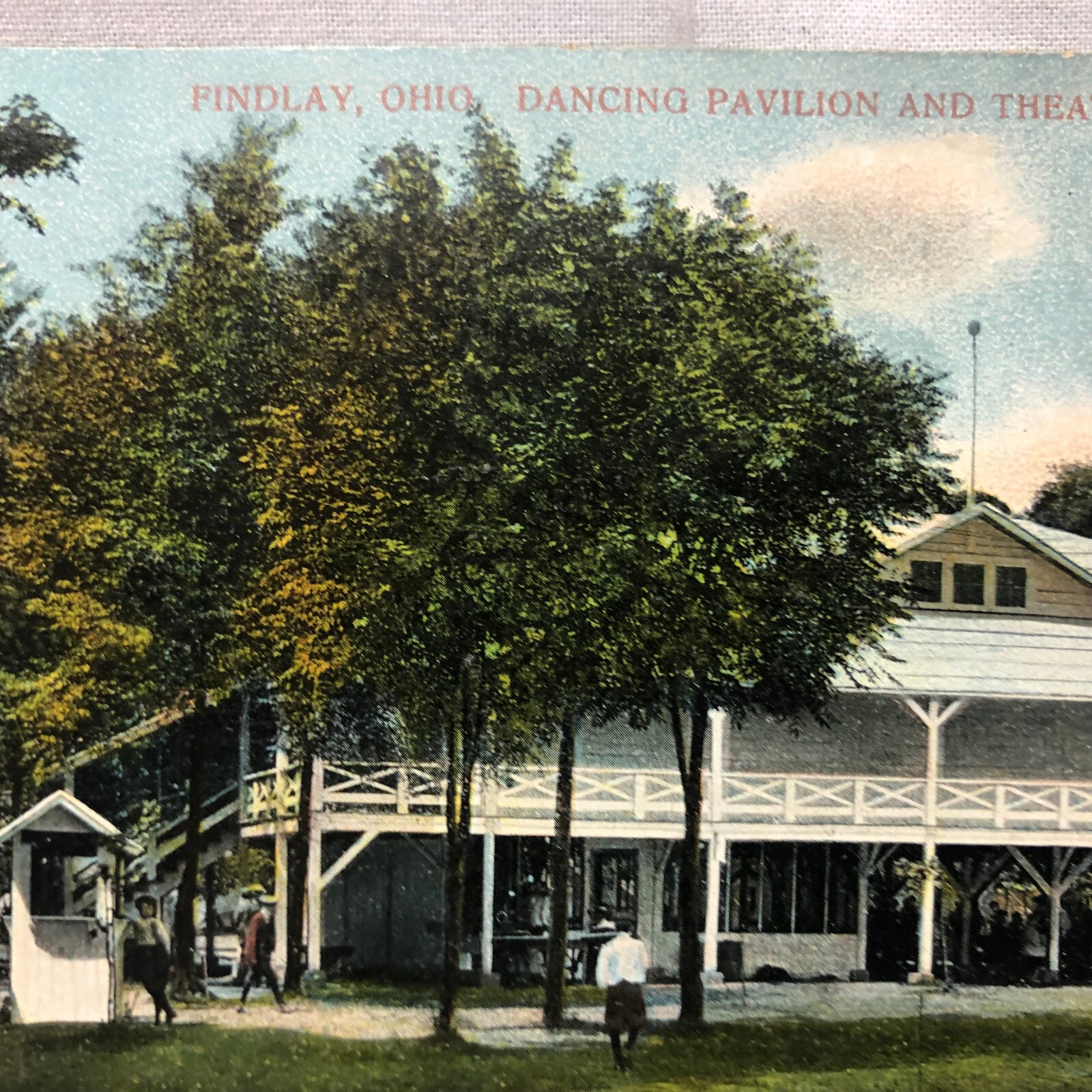 Vintage Findlay Ohio Postcard Pavilion | eBay