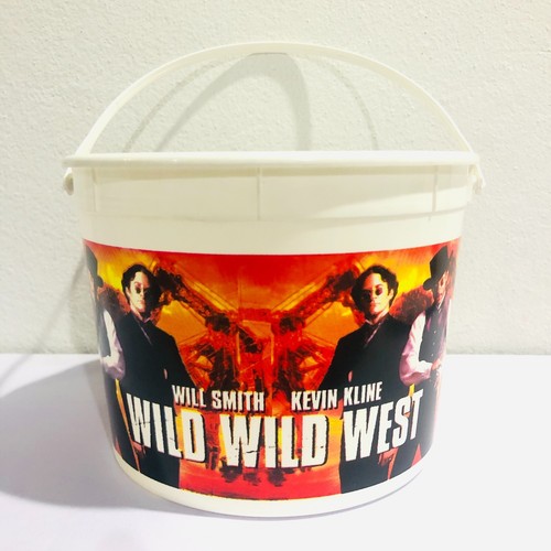 Popcorn Bucket Plastic Wild Wild West in Movie 1999 Cinemas Theatres | eBay