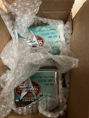 SkyBox Star Trek The Next Generation Cards Season Three 3 - 16 Packs | eBay