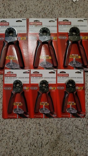 6x Craftsman Max Axess Locking Wrench 6" AND 8" #35358 #35359 Inch ...