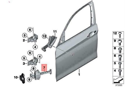 OEM BMW F20 114D 114I 116D ED 116I 118D DOOR BRAKE FRONT LEFT ...