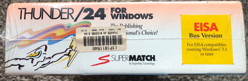 RARE, NO REALLY!! SuperMatch Thunder/24 EISA Graphics Card for Windows ...