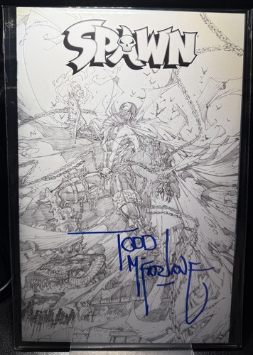 Spawn #360 MEGACON EXCLUSIVE Signed By Todd McFarlane in Blue w/signing ticket | eBay