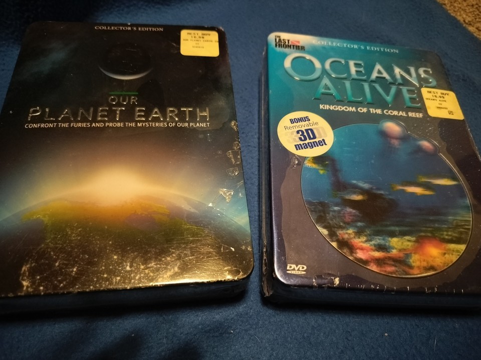 "Our Planet Earth" & "Oceans Alive" DVD 2 Disc Lot Set 10 Discs Total ...