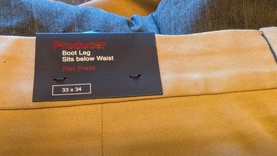 Express Bootleg Producer Pants New 33x34 Men's | eBay