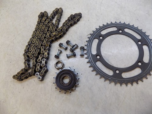 KTM 690 Enduro 2016 Chain Sprockets Set Front Rear 47 15 | eBay