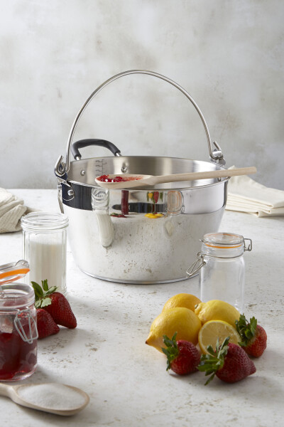 Stainless Steel Maslin Pan with Handle Home Made Jam Preserving ...