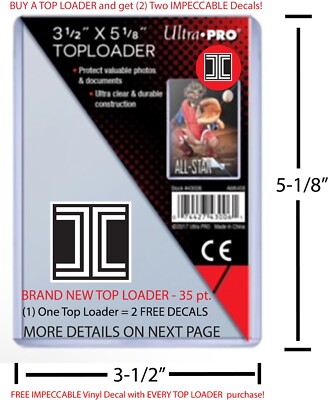 TOP LOADER STICKERS Panini Cards PANINI IMPECCABLE Cards FREE ...