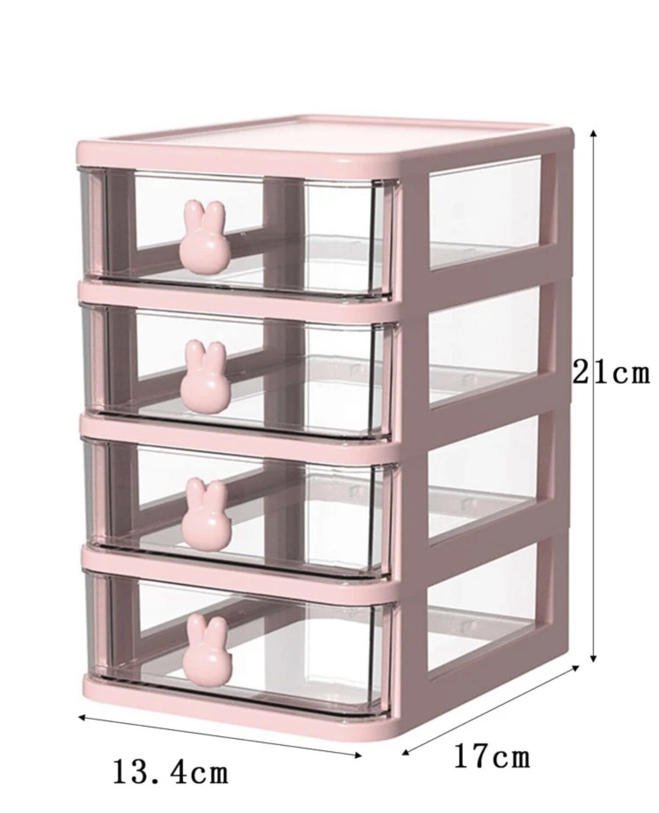 Storage Box Storage Drawer Box Organizer Plastic Transparent Cosmetic ...