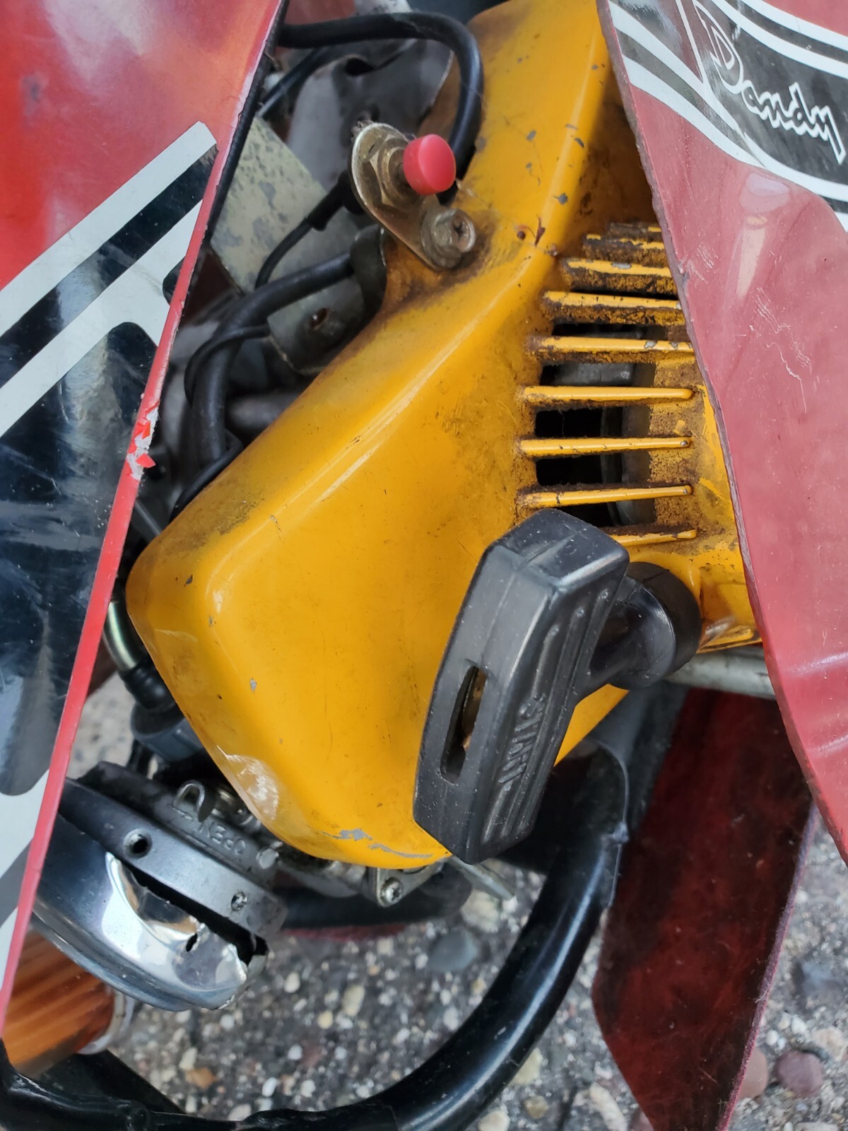 Dandy Pocket Bike 1980s from Japan mini motorcycle Red Mikuni As Is | eBay