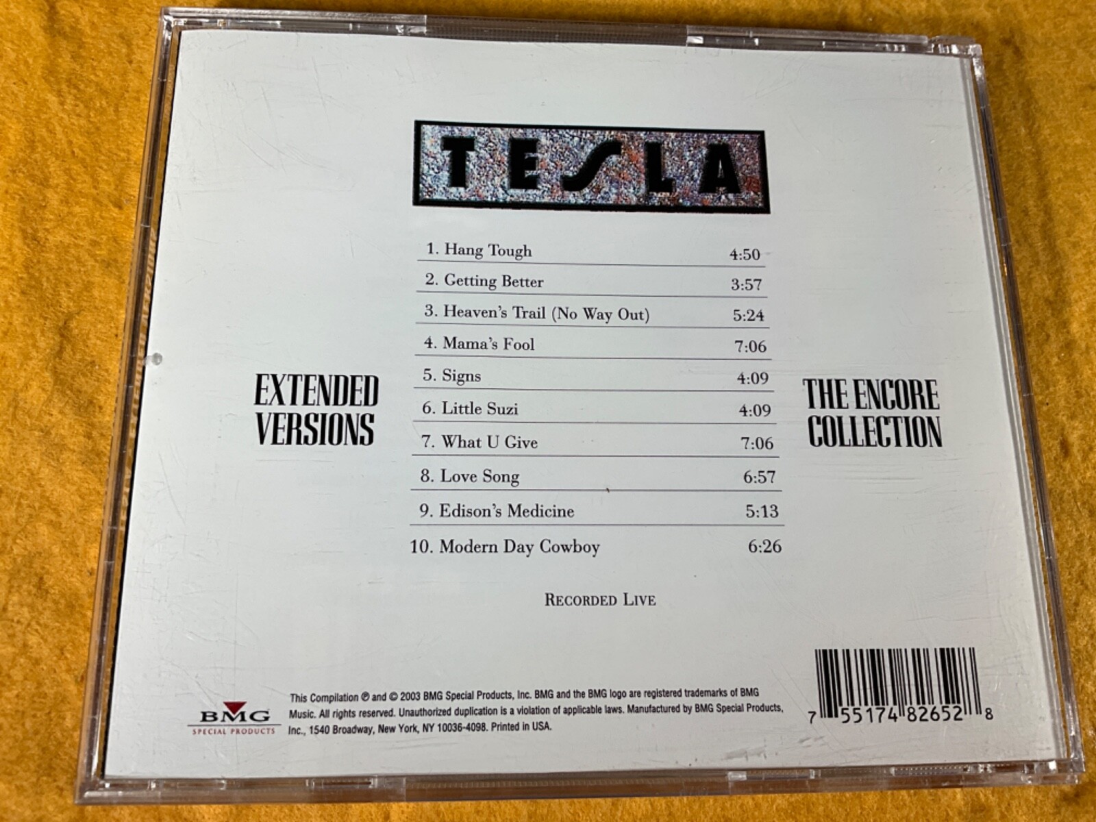I11-87 TESLA Extended Versions The Encore Collection - 2003 ...