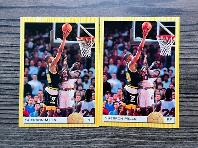 1993 Classic Draft Picks #95 Sherron Mills - Rams/Timberwolves Lot (2 ...