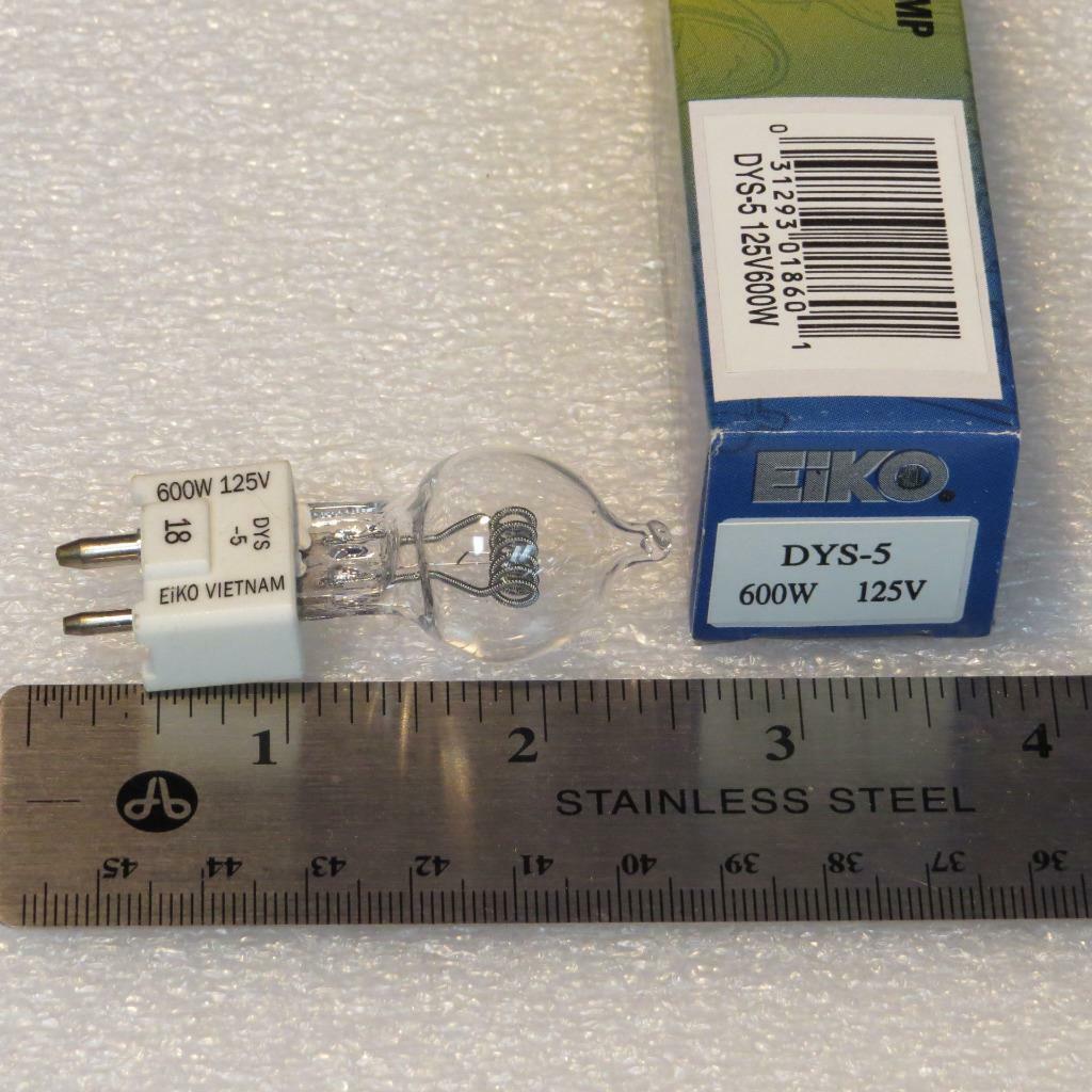 EIKO DYS-5 125V 600W Projector Projection Lamp Bulb AVG Life 150 Hrs | eBay