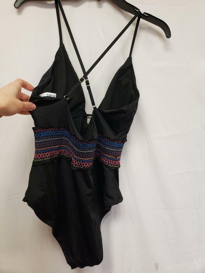 BAR III Womens One PIece Bathing Suit Black Size XL | eBay