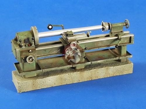 Verlinden 1/35 Panzerwerk Workshop Gun Barrel / Torsion Bar Lathe WWII ...