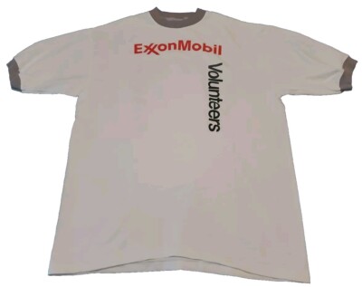 VTG Basic Tees Exxon Mobile Volunteer T Shirt | eBay