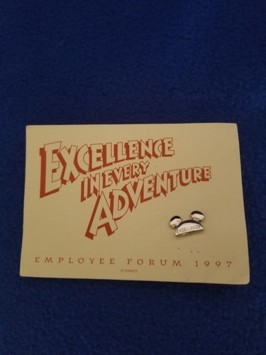 1997 Disney Excellence In Every Adventure Employee Forum Pin Studio ...