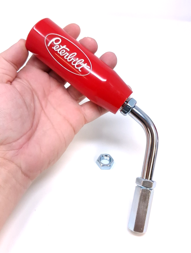 Red Roadway Style Cat Paw Shifter 1/2-13 thread Peterbilt | eBay