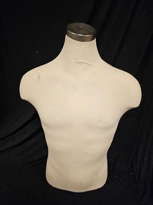 Male Mannequin Torso - Cloth covered Fiberglass - Gently Used - No ...