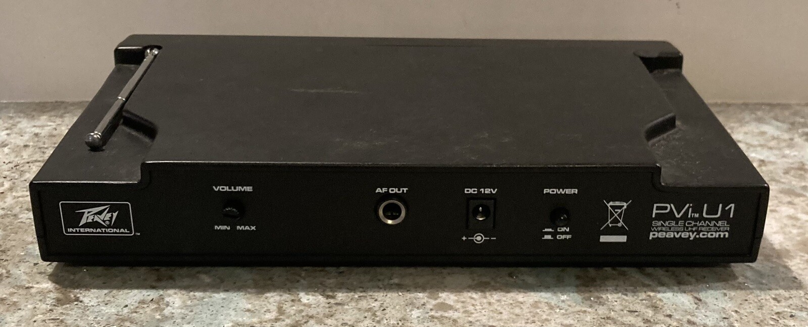 Peavey Single Channel Wireless Receiver Model PVi U1 | eBay
