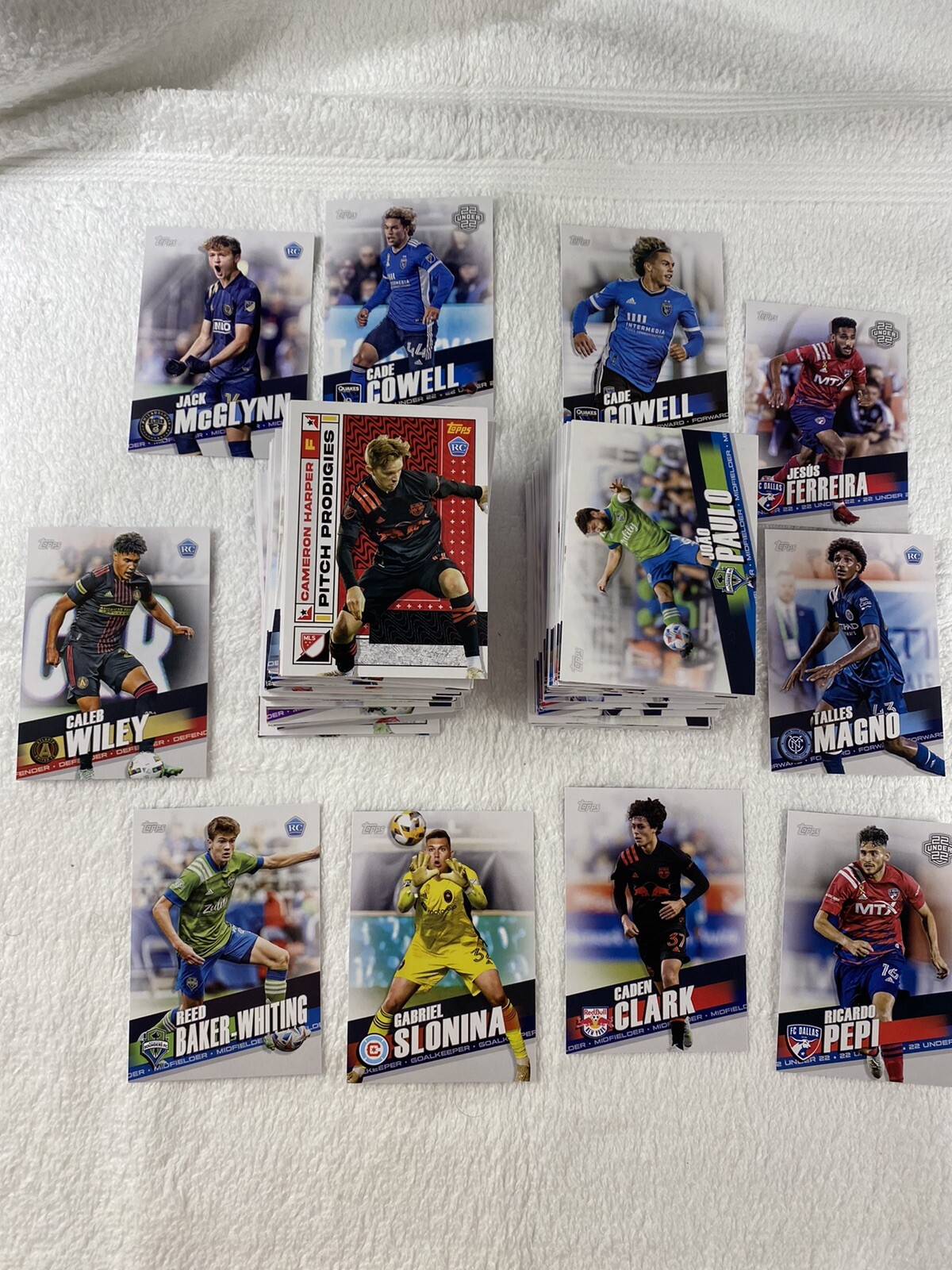 2022 Topps MLS Complete Set- Clark Pepi Magno Flach Wiley Slonina Baker ...