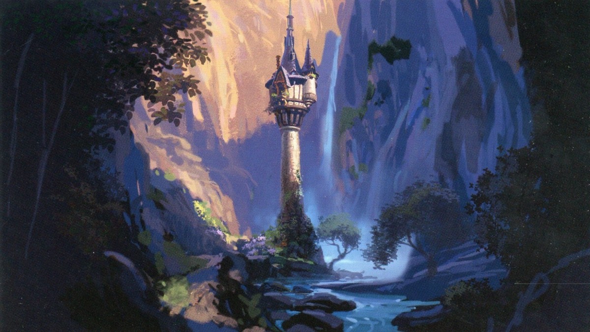 Tangled Concept Art Forest ArtStation Tangled Animation Background