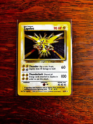 Zapdos 016/102 Base Set Holo | eBay