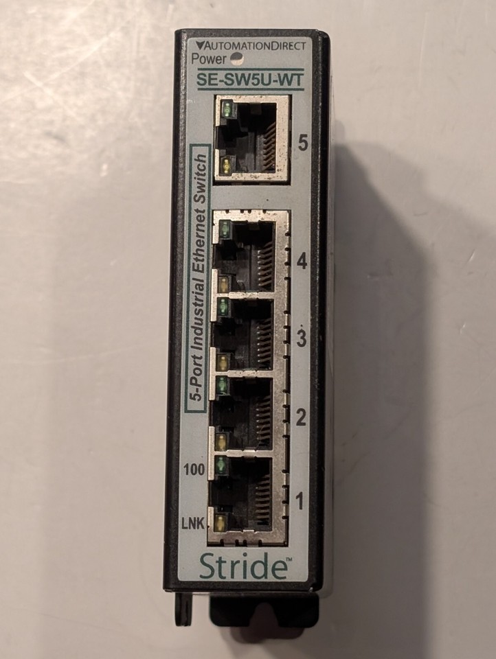 Automation Direct 5-Port Ethernet Switch Stride SE-SW5U-WT | eBay