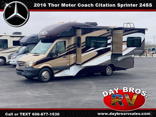 16 Thor Motor Coach Citation Sprinter 24SS Class C RV Diesel MERCEDES ...