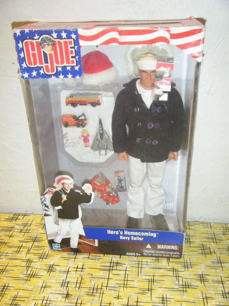 2002 Hasbro GI Joe Hero's Homecoming Navy Sailor Action Figure Doll ...