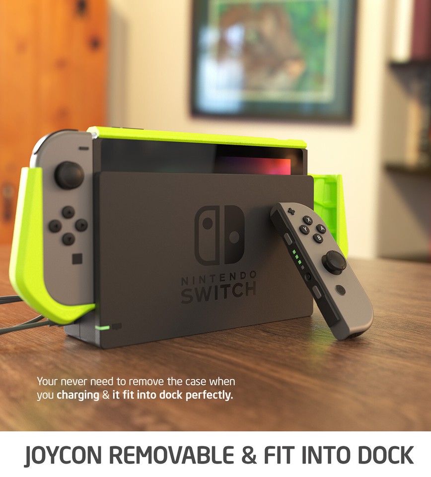 For Nintendo Switch Joy-Con Controller Mumba Dockable Case Grip ...