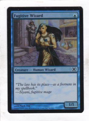 Magic: MTG: 10th Edition: Foil: Fugitive Wizard | eBay