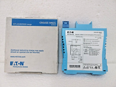 EATON MTL4541AS Current Repeater 4/20mA Passive I/P for HART ...