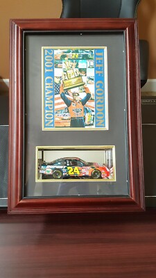 2001 NASCAR Champ Jeff Gordon - Thomas Pacconi Display Case & Chrome ...