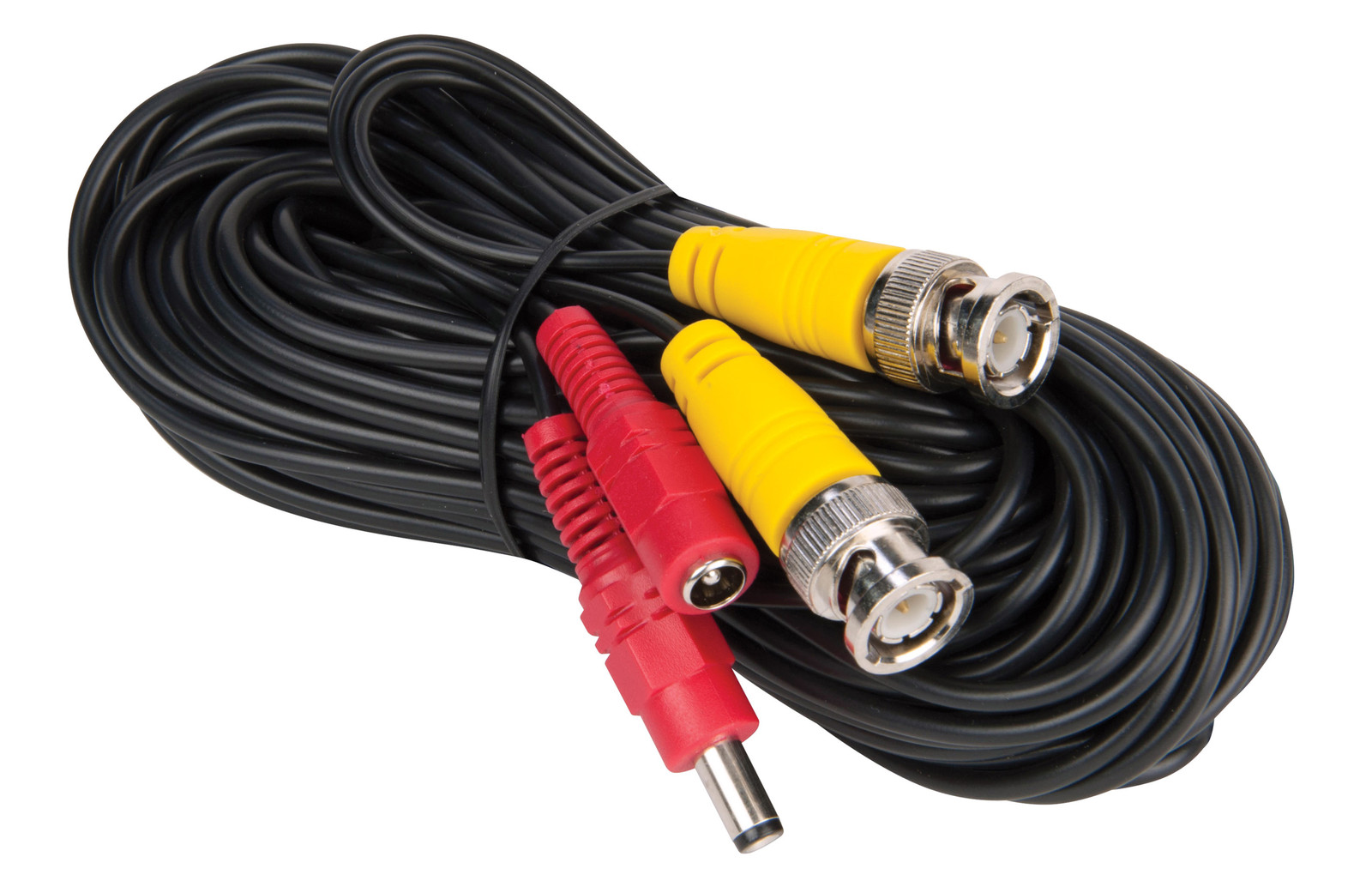 CCTV Camera Cable 20M Bnc + 12v dc Power With Connectors wire coax ...