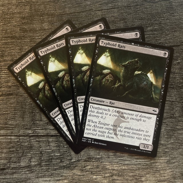 MTG Typhoid Rats Fate Reforged 089/185 Regular Common for sale online ...