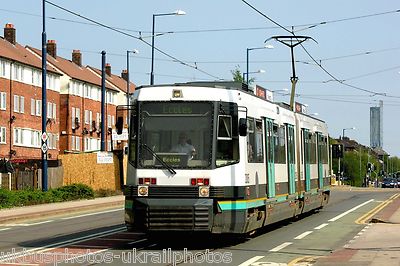 Manchester Metrolink 2005 Eccles New Road Tram Photo Ref P456 | eBay UK