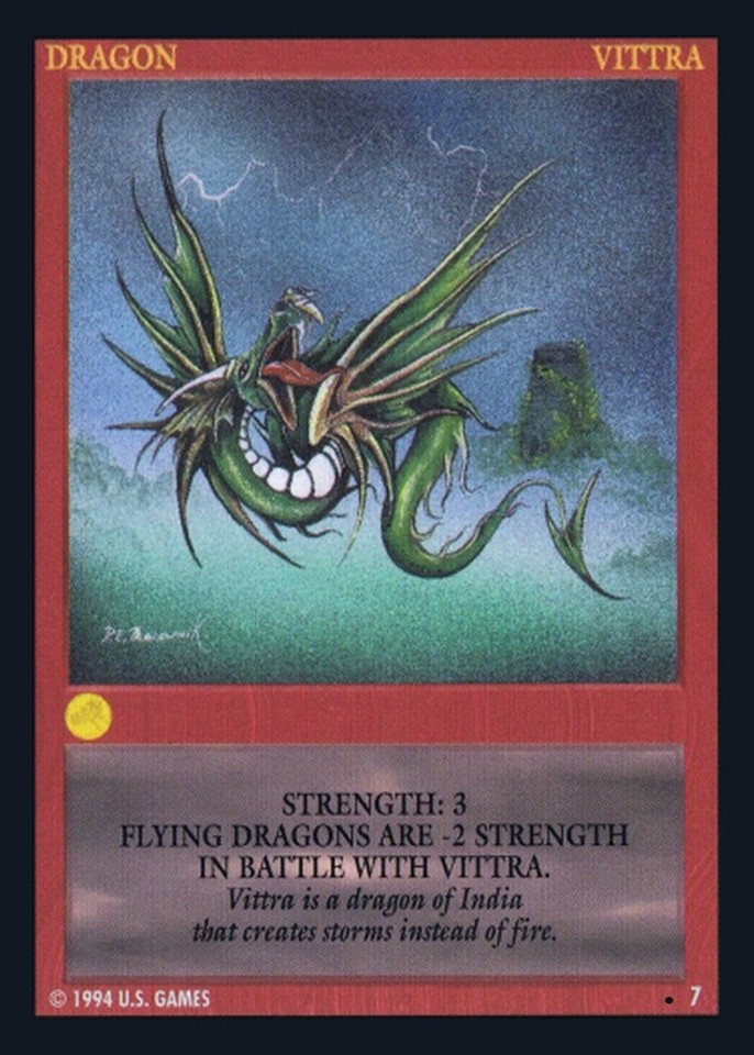 US Games Wyvern CCG Limited Pick Your Card & Complete Your Set | eBay